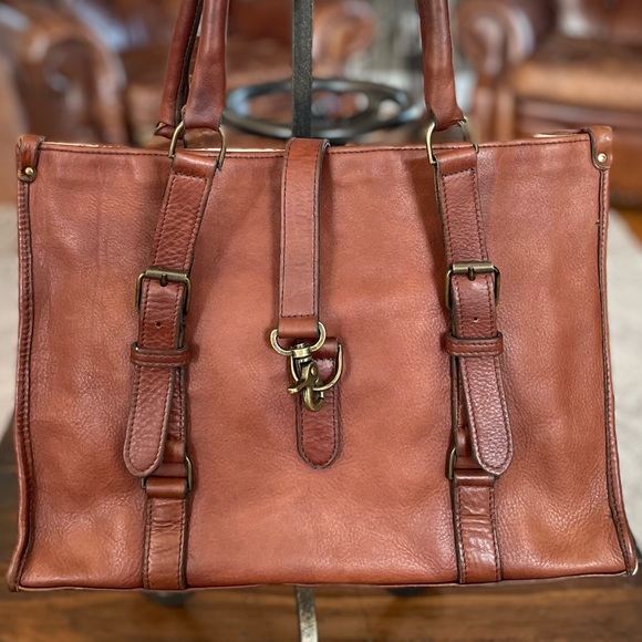 Korchmar | Bags | Korchmar Leather Messenger Tote Bag | Poshmark